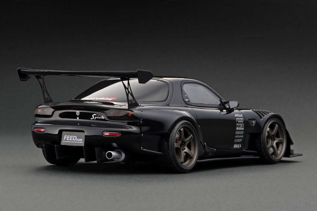 1:18 Mazda RX7 FEED Afflux GT3 (FD3S) -- Black -- Ignition Model IG296