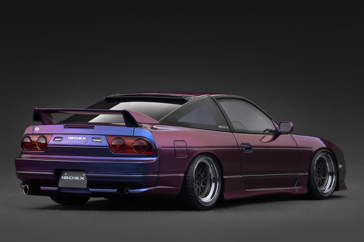 (Pre-Order) 1:18 Nissan 180SX Type X (RPS13) -- Midnight Purple -- Ign