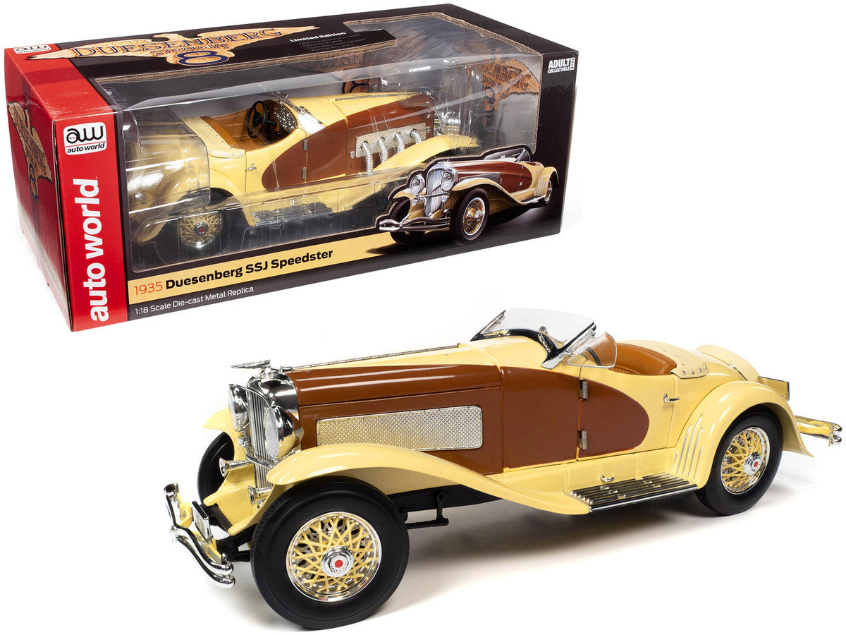 1:18 1935 Duesenberg SSJ Speedster -- Yukon Gold/Chocolate Brown -- Au