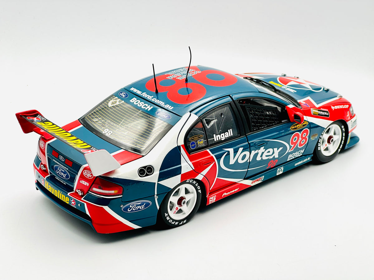 1:18 2004 Russell Ingall -- #98 Vortex Ford BA Falcon -- Classic Carle