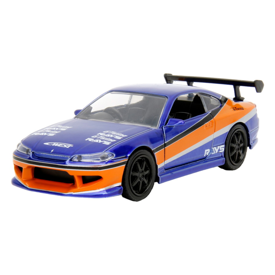 1:32 Han's 2001 Nissan Silvia S15 - Mona Lisa Blue/Orange -- Fast & Fu