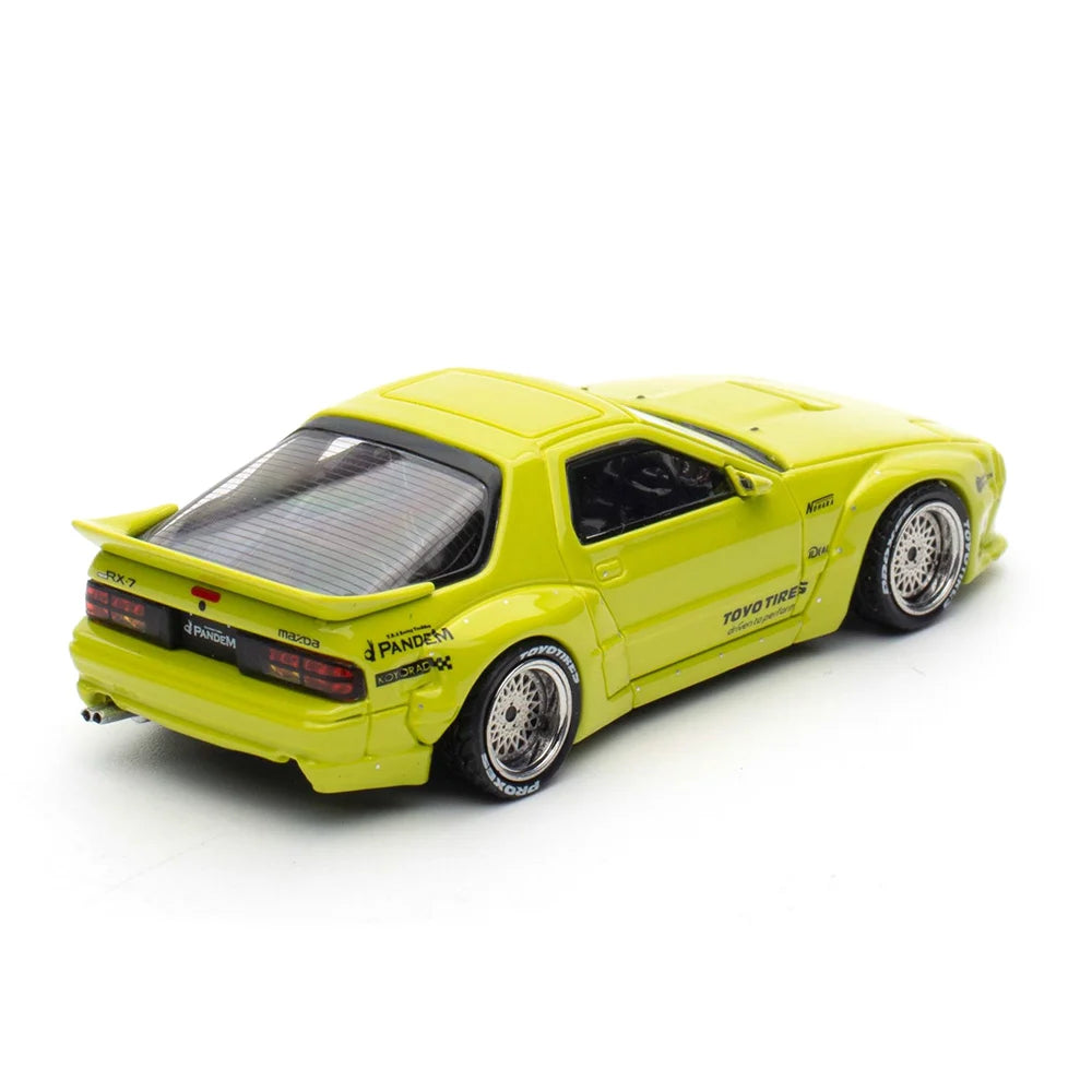 1:64 Mazda RX7 (FC3S) "Pandem Aero" Widebody Kit -- Green -- INNO64 Ex