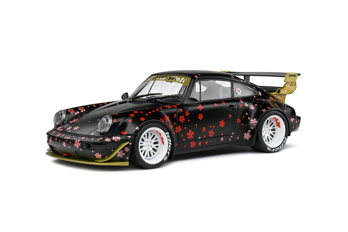 1:18 RWB 964 -- "Aoki" Sakura Black -- Solido Porsche 911Translation ...