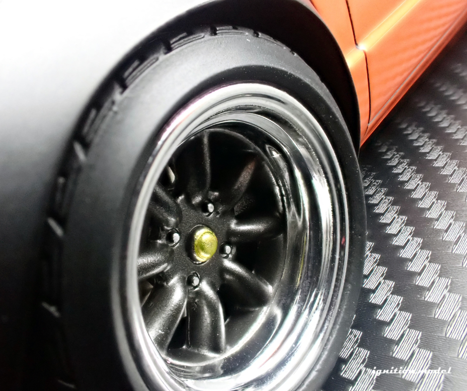 (Pre-Order) 1:18 Mazda RX3 Savanna (S124A) Semi Works -- Orange -- Ign