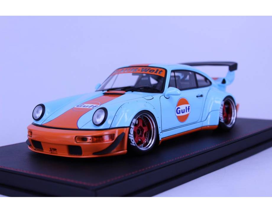1:18 RWB 964 -- Gulf Blue/Orange -- Porsche 911 -- TGM Models