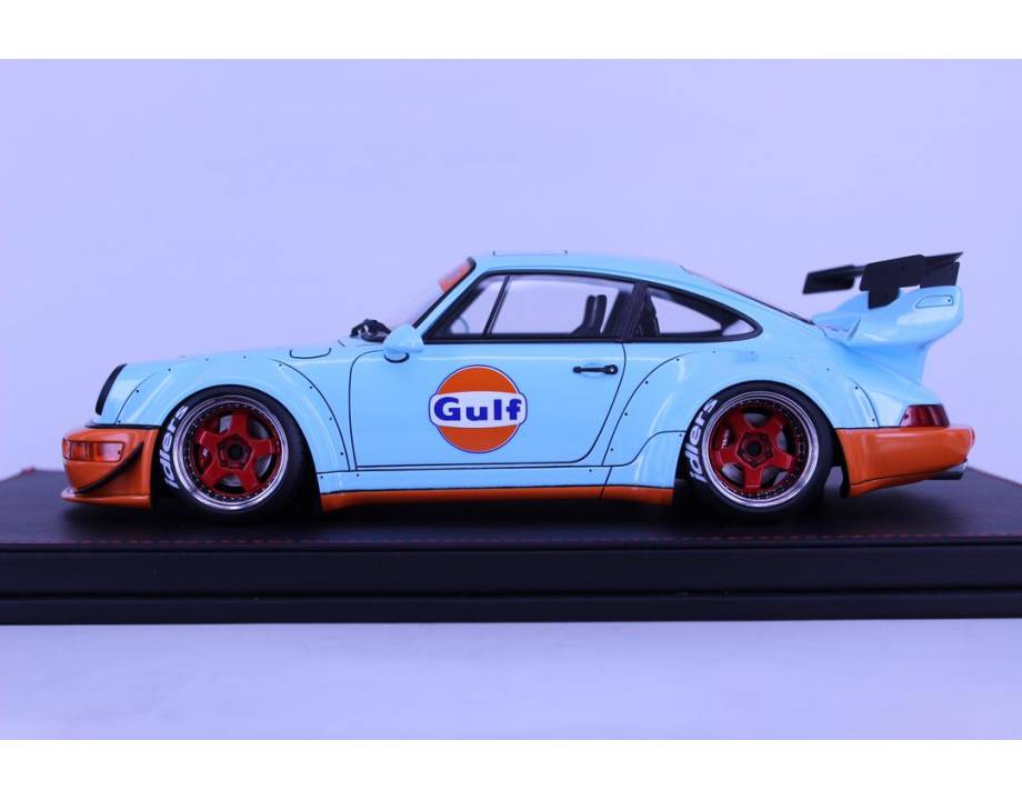 1:18 RWB 964 -- Gulf Blue/Orange -- Porsche 911 -- TGM Models