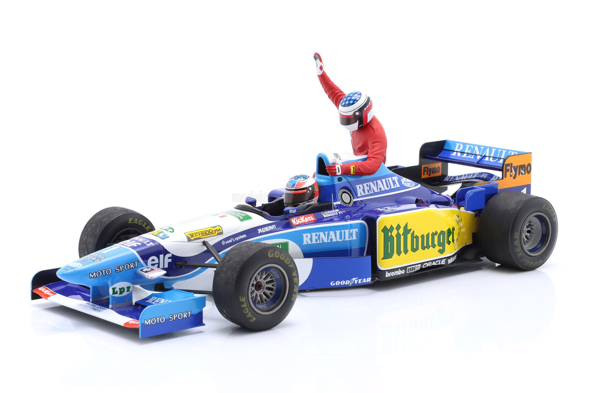 1:18 1995 Michael Schumacher w/Jean Alesi -- Benetton B195 -- Minicham