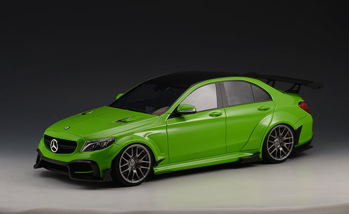 1:18 Mercedes-Benz C63S AMG Darwin Pro Widebody -- Green -- GLM GLM188