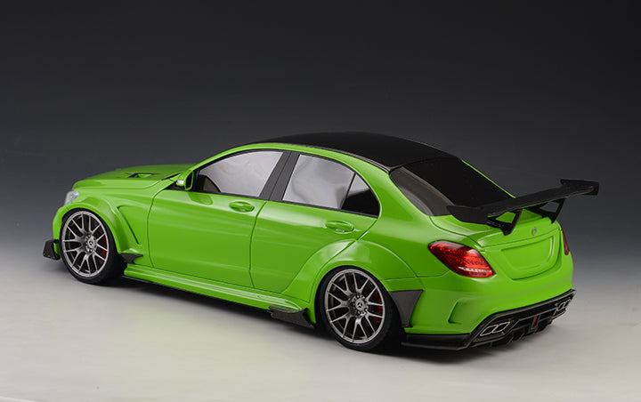 1:18 Mercedes-Benz C63S AMG Darwin Pro Widebody -- Green -- GLM GLM188