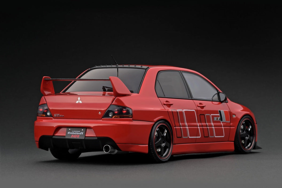 1:18 Mitsubishi Lancer Evolution IX (9) MR (CT9A) -- Red -- Ignition M