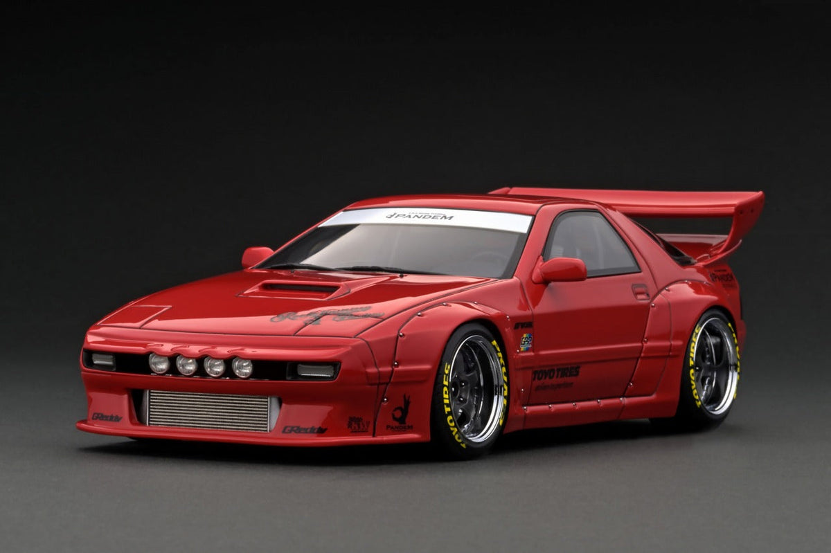 1:18 Mazda RX-7 (FC3S) Pandem -- Red -- Ignition Model IG2914