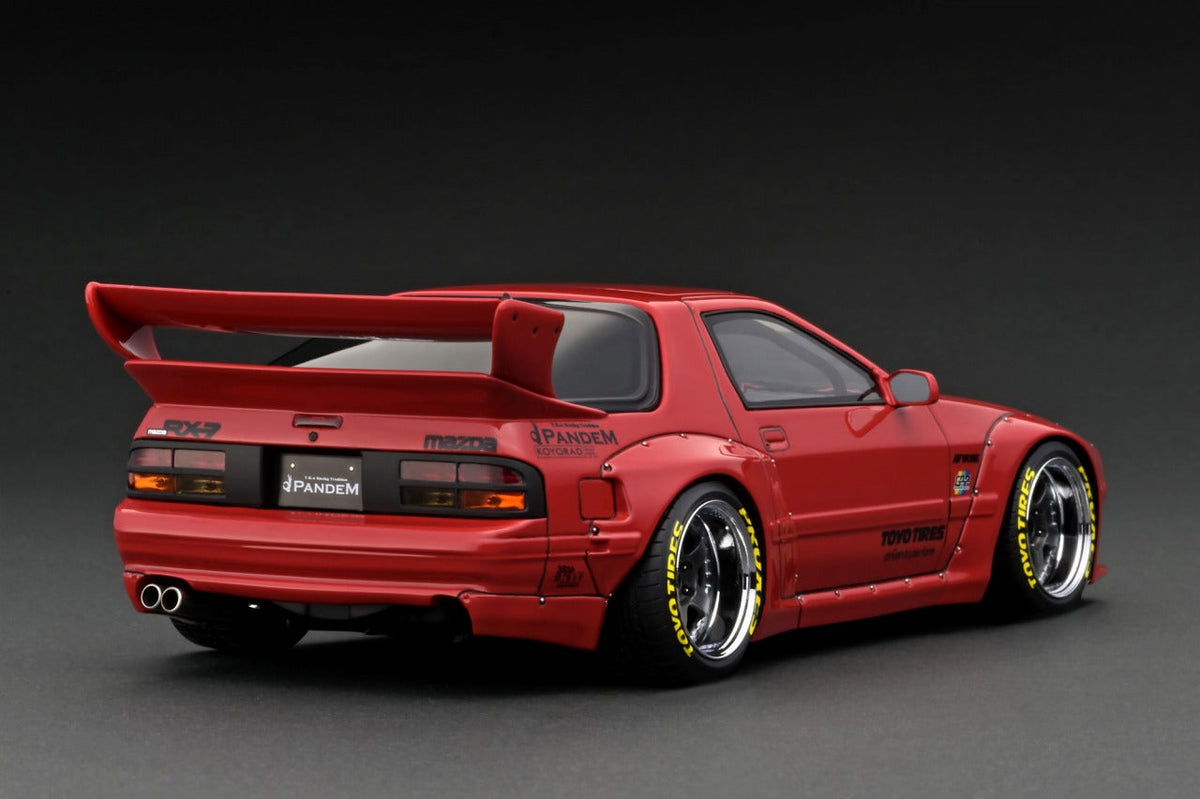 1:18 Mazda RX-7 (FC3S) Pandem -- Red -- Ignition Model IG2914