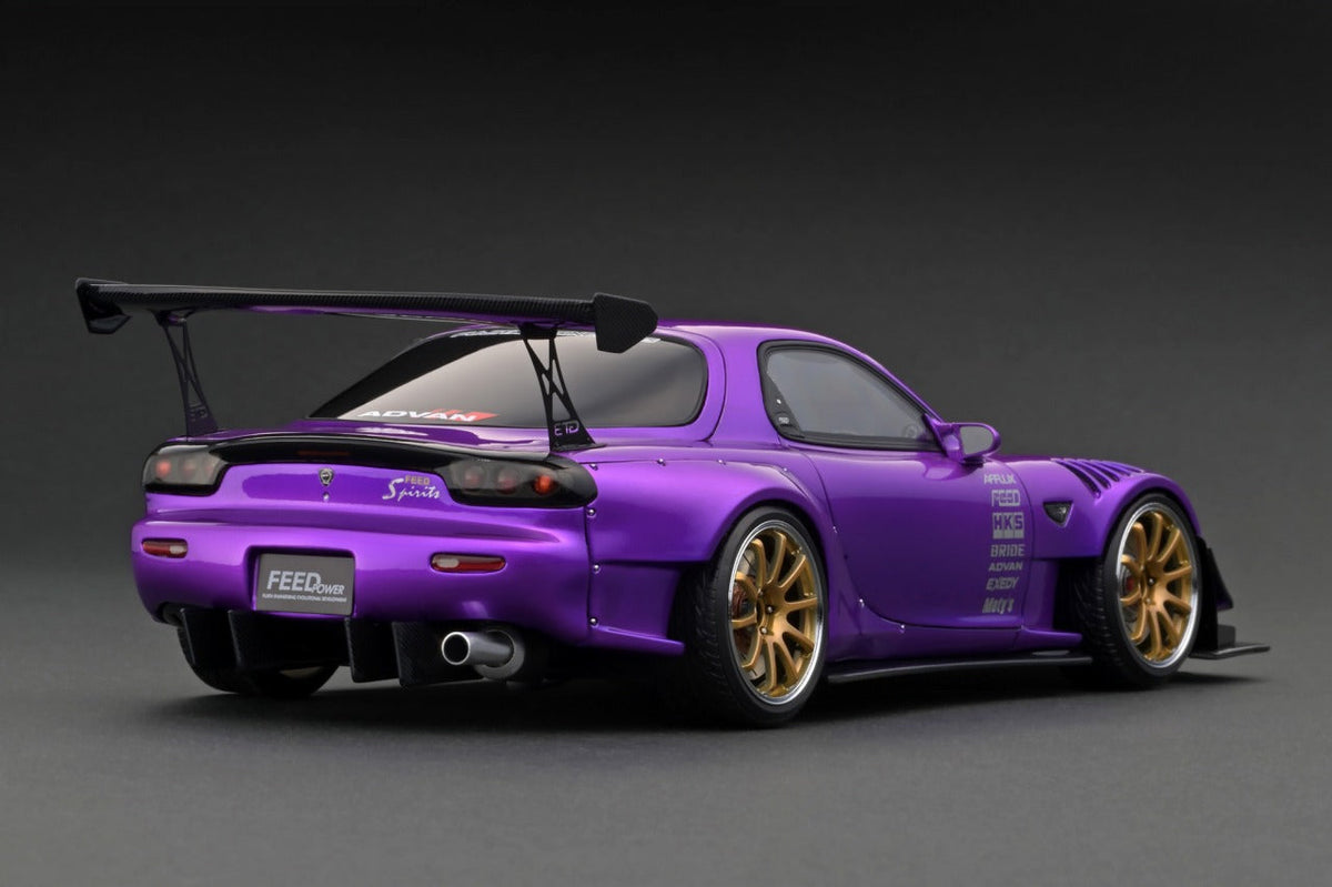 1:18 Mazda RX7 FEED Afflux GT3 (FD3S) -- Purple Metallic -- Ignition M