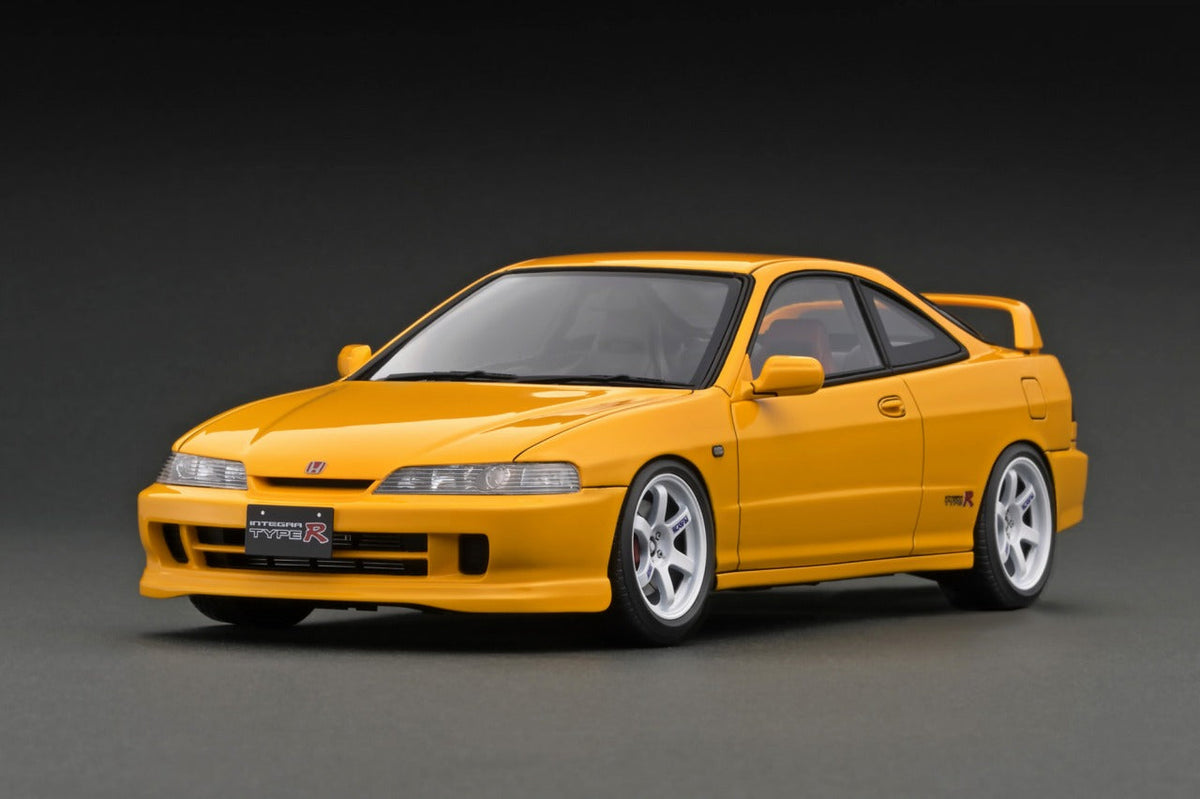 1:18 Honda Integra (DC2) Type R -- Yellow -- Ignition Model IG3058
