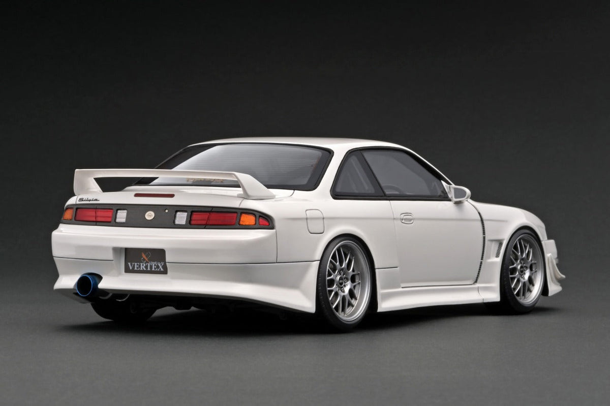 1:18 Nissan S14 Silvia VERTEX -- White -- Ignition Model IG3082