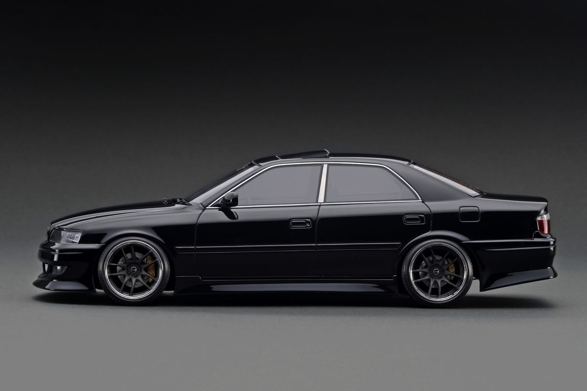 1:18 Toyota Chaser JZX100 VERTEX -- Black -- Ignition Model IG3314