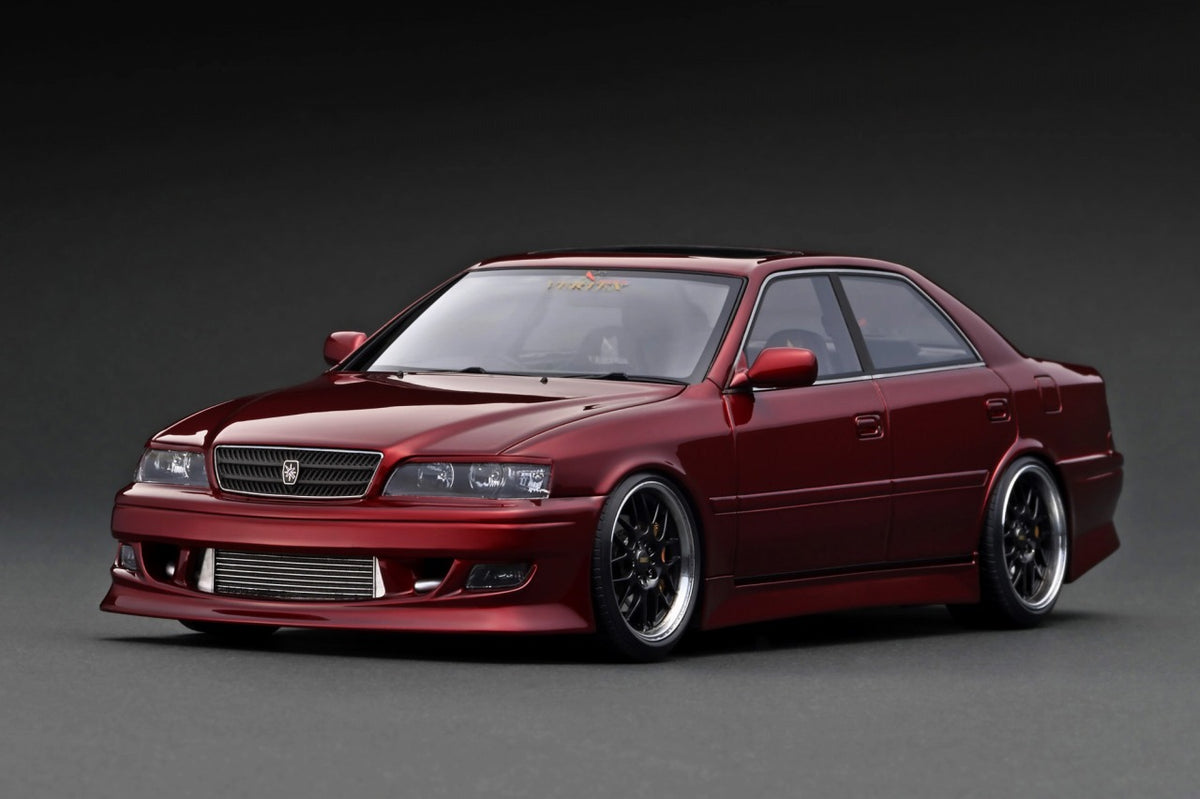 1:18 Toyota Chaser JZX100 VERTEX -- Red Metallic -- Ignition Model IG3