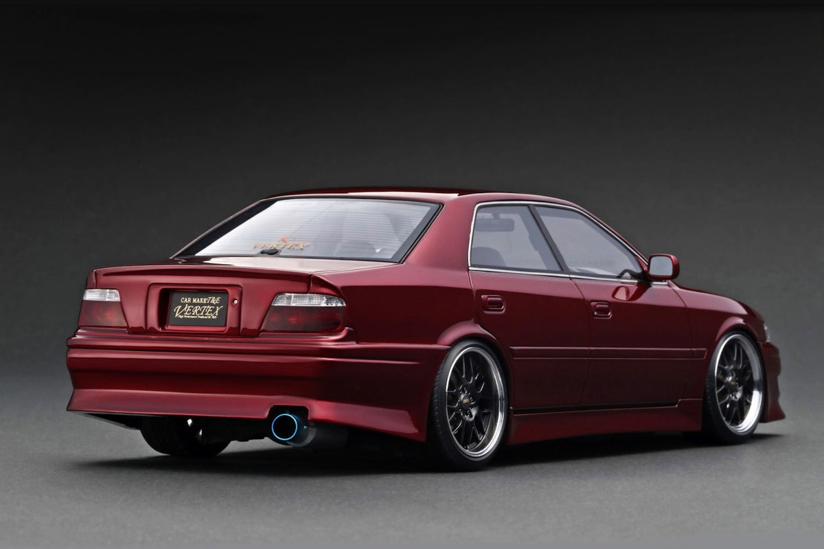 1:18 Toyota Chaser JZX100 VERTEX -- Red Metallic -- Ignition Model IG3