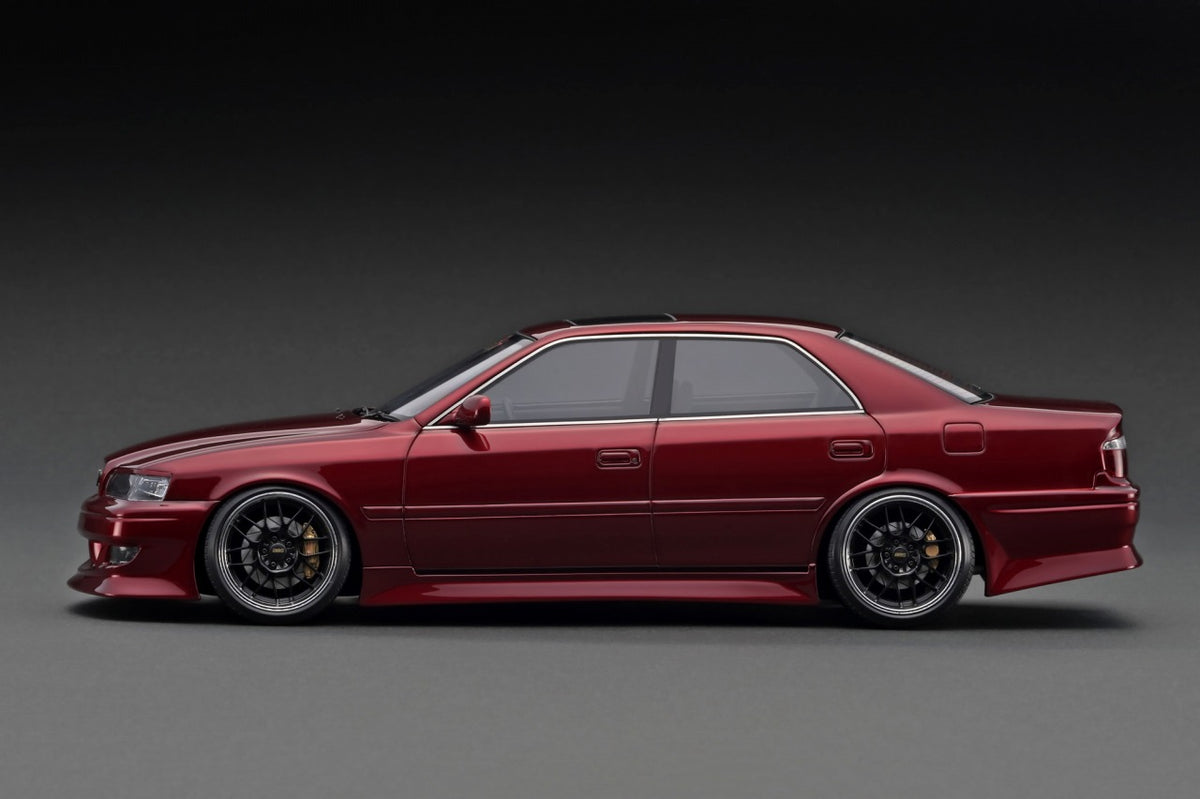 1:18 Toyota Chaser JZX100 VERTEX -- Red Metallic -- Ignition Model IG3
