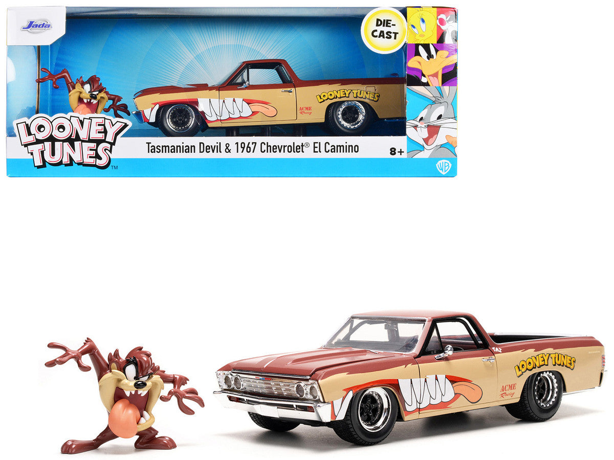 1:24 Tasmanian Devil (Taz) w/1967 Chevrolet El Camino -- Looney Tunes