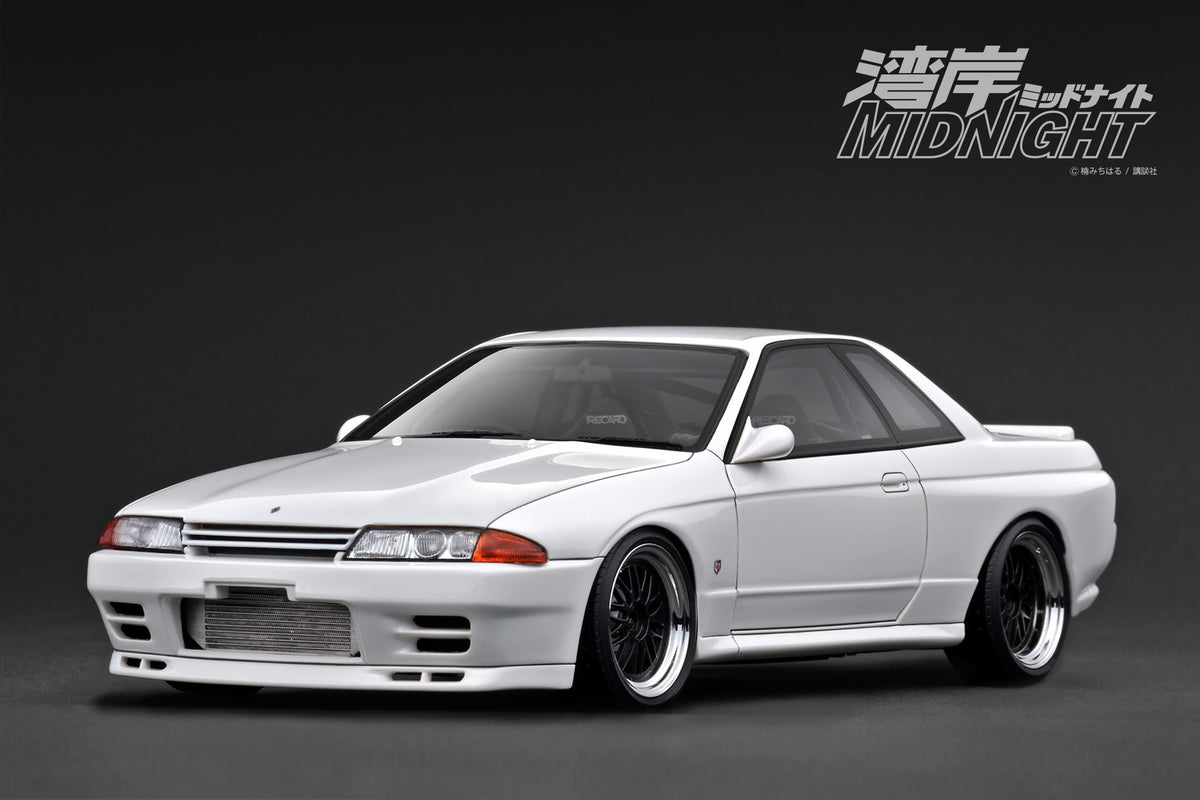 1:18 Nissan Skyline R32 GT-R - White -- Wangan Midnight -- Ignition Mo