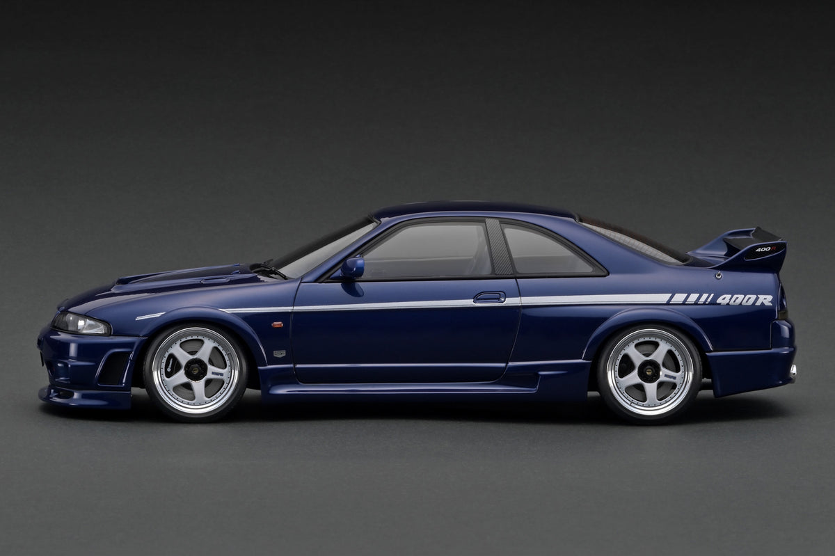 1:18 NISMO 400R - Nissan Skyline R33 GTR -- Deep Marine Blue -- Igniti