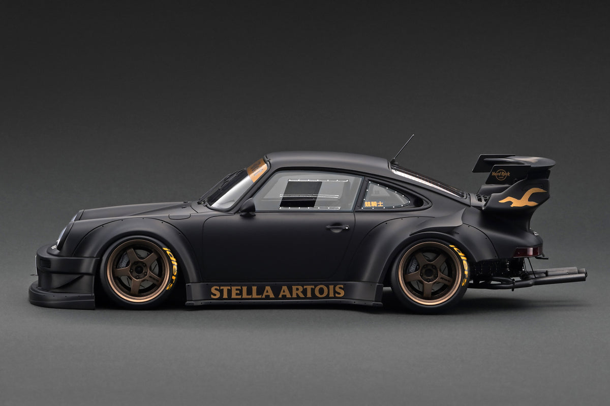 1:18 RWB 930 -- "Stella Artois" Matte Black -- Ignition Model Porsche