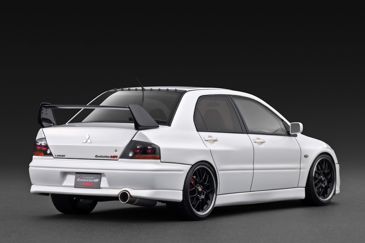 (Pre-Order) 1:18 Mitsubishi Lancer Evolution Ⅷ MR (CT9A) -- White -- I