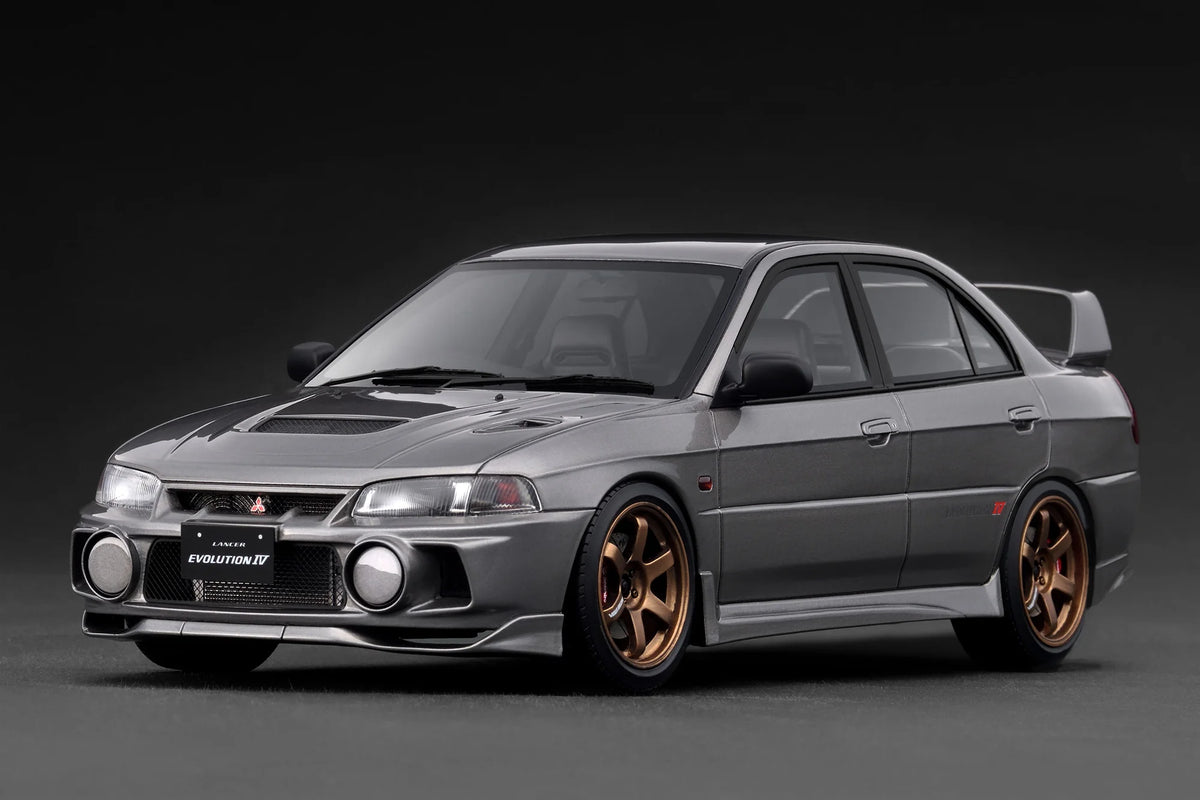1:18 Mitsubishi Lancer Evolution Ⅳ (CN9A) - Gun Metallic Grey -- Ignit