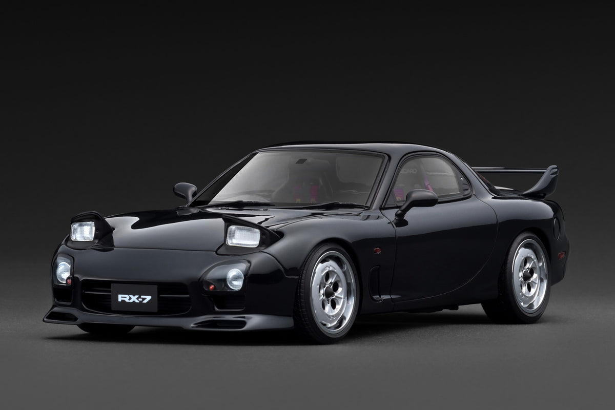 (Pre-Order) 1:18 Mazda RX-7 MazdaSpeed A-Spec (FD3S) -- Black -- Ignit