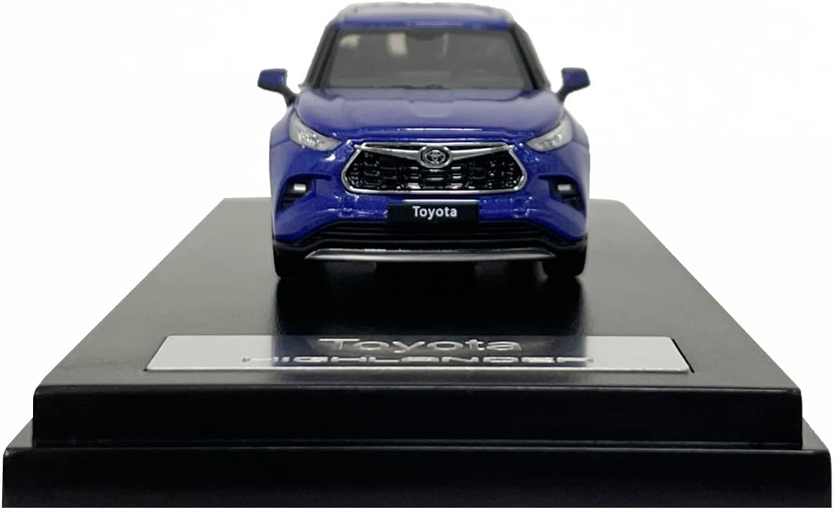 1:64 Toyota Highlander -- Blue -- LCD Models