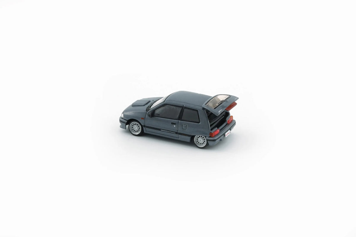 (Pre-Order) 1:64 Daihatsu Charade 1991 (2 Door) Gtti -- Grey -- BM Cre