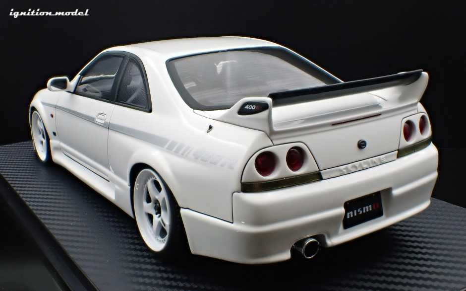 1:18 NISMO 400R - Nissan Skyline R33 GTR -- White -- Ignition Model IG