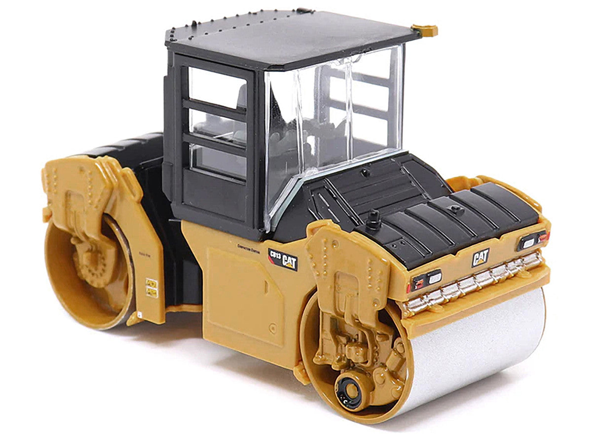 1:64 CAT CB-13 Tandem Vibratory Roller with Cab -- Diecast Masters Cat