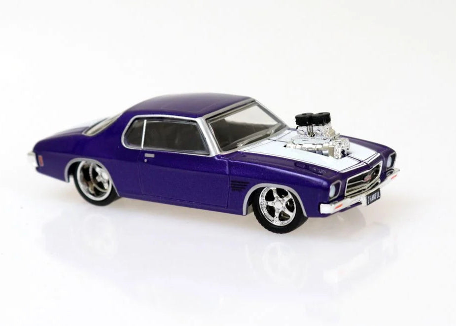 1:64 HANFUL - Purple -- Holden HQ Monaro -- Oz Wheels FSD