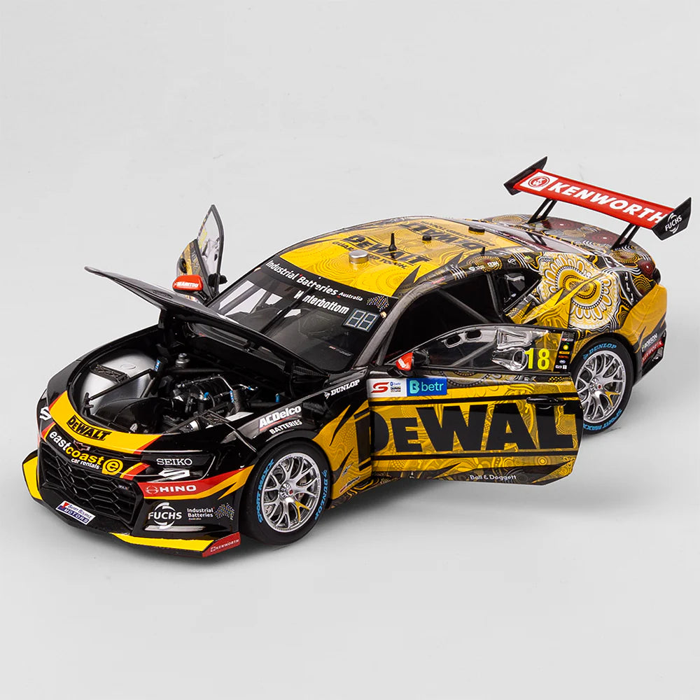 1:18 2023 Mark Winterbottom -- Indigenous Livery -- #18 Camaro -- Auth