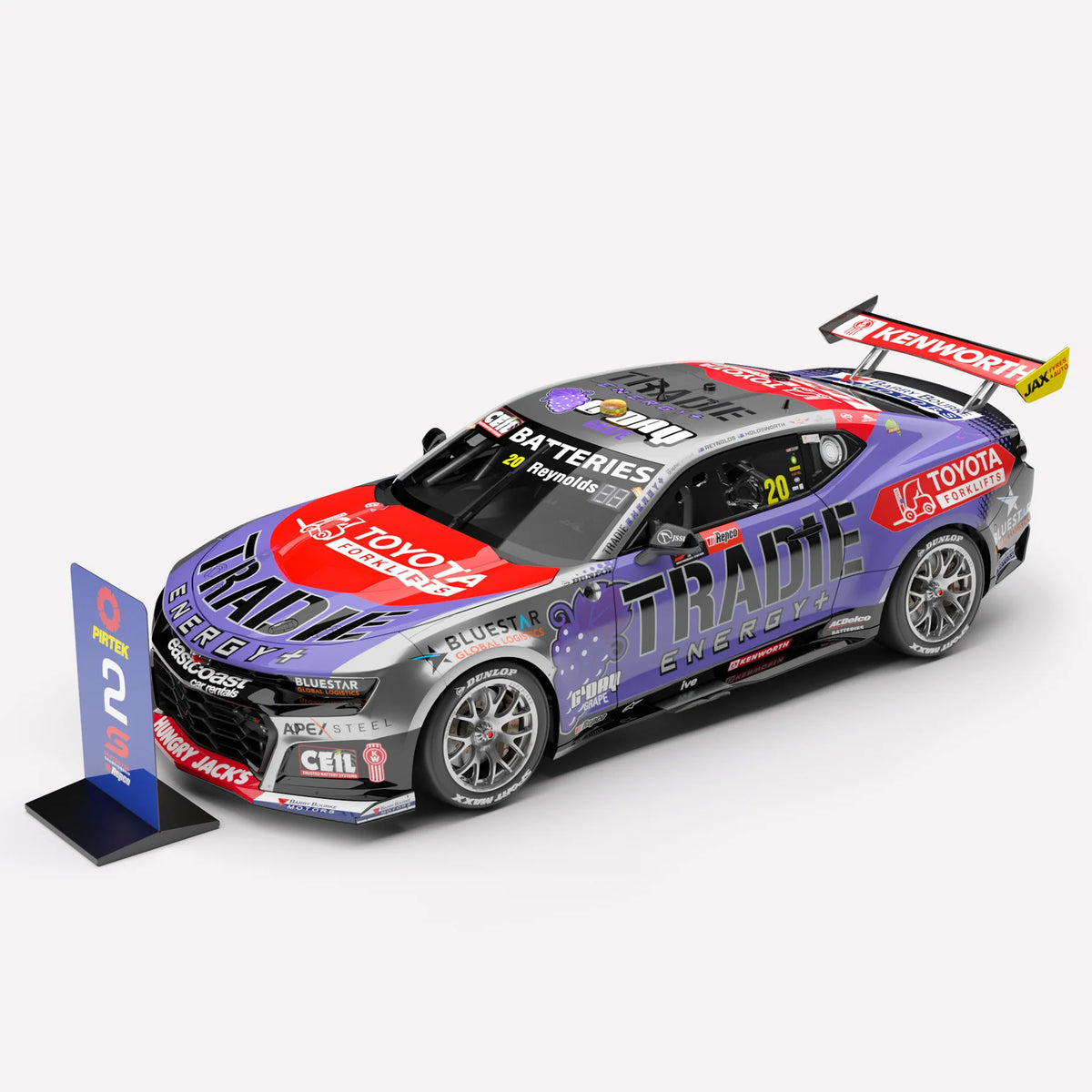 (Pre-Order) 1:18 2025 Bathurst 2nd Place -- Reynolds/Holdsworth -- #20