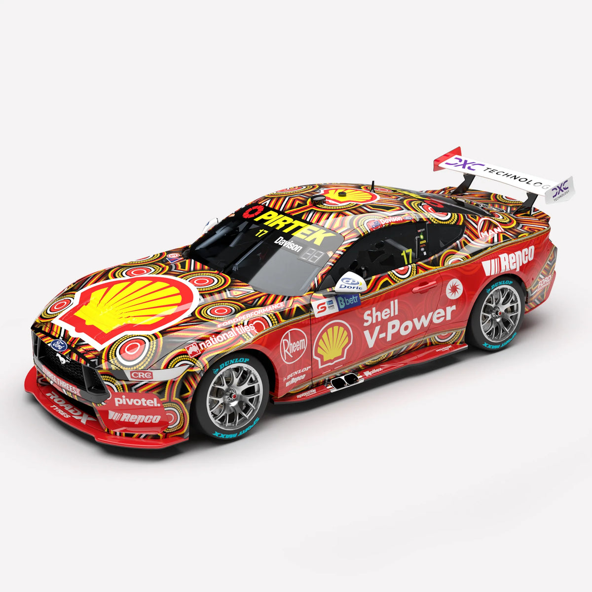 (Pre-Order) 1:18 2024 Will Davison -- Indigenous Livery -- #17 Ford Mu