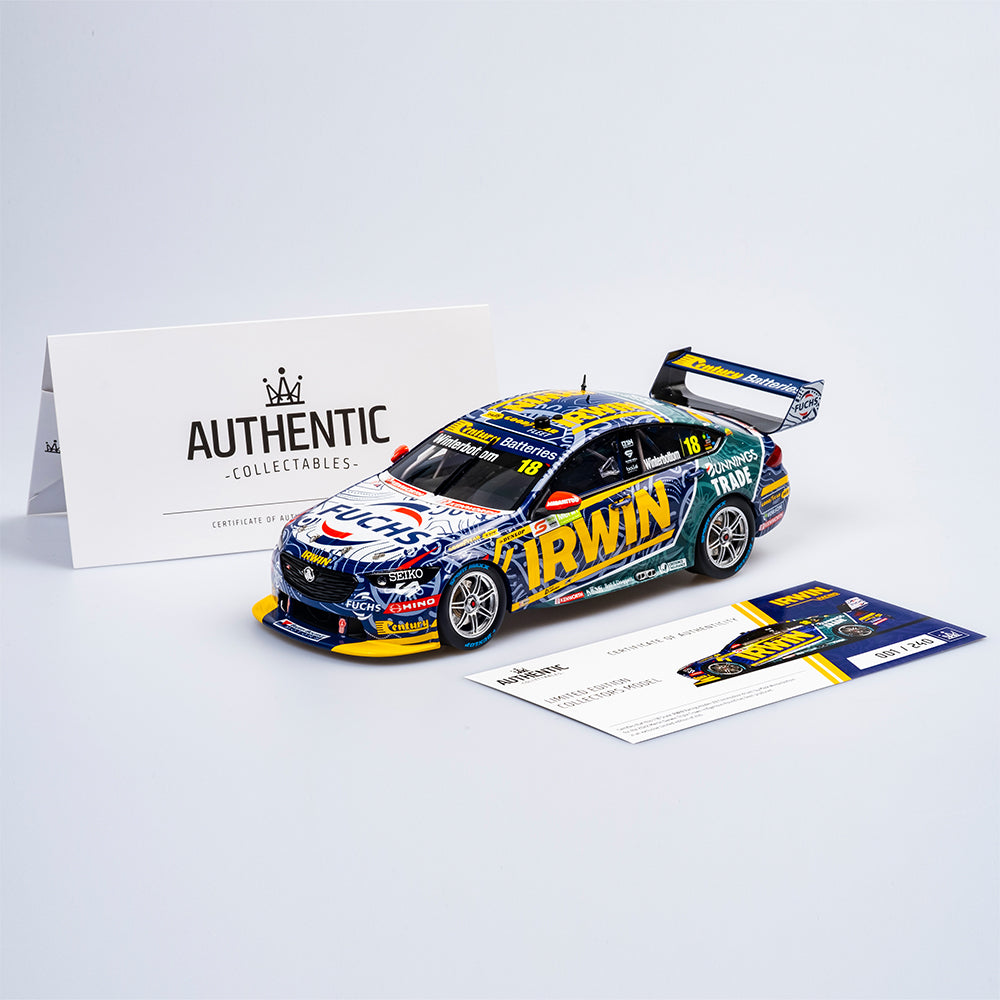 1:18 2022 Mark Winterbottom -- #18 IRWIN Darwin Livery -- Authentic Co