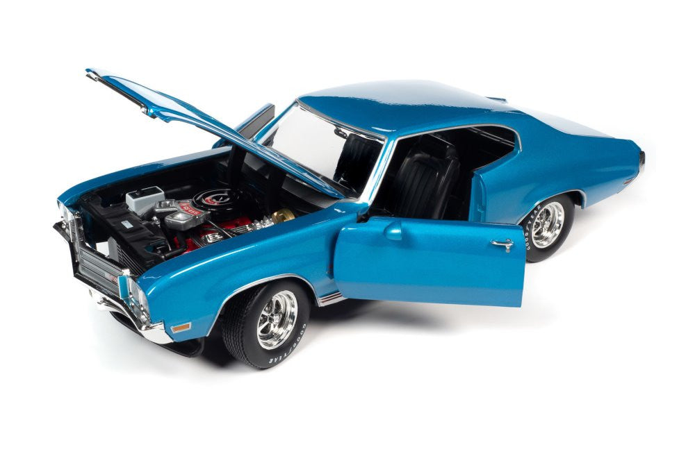 1:18 1971 Buick GS Stage 1 -- Stratomist Blue Metallic -- American Mus