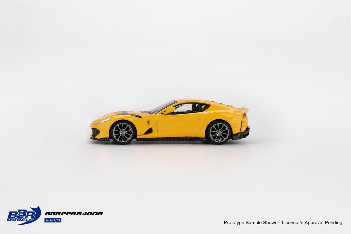 1:64 Ferrari 812 Competitizone -- Giallo Modena (Yellow) -- BBR BBRFER