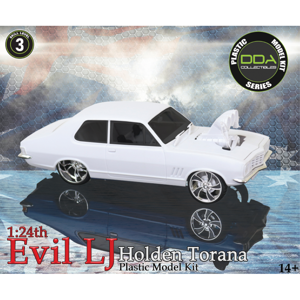 1:24 Holden LJ Torana - "EVIL LJ" -- PLASTIC KIT -- DDA Collectibles