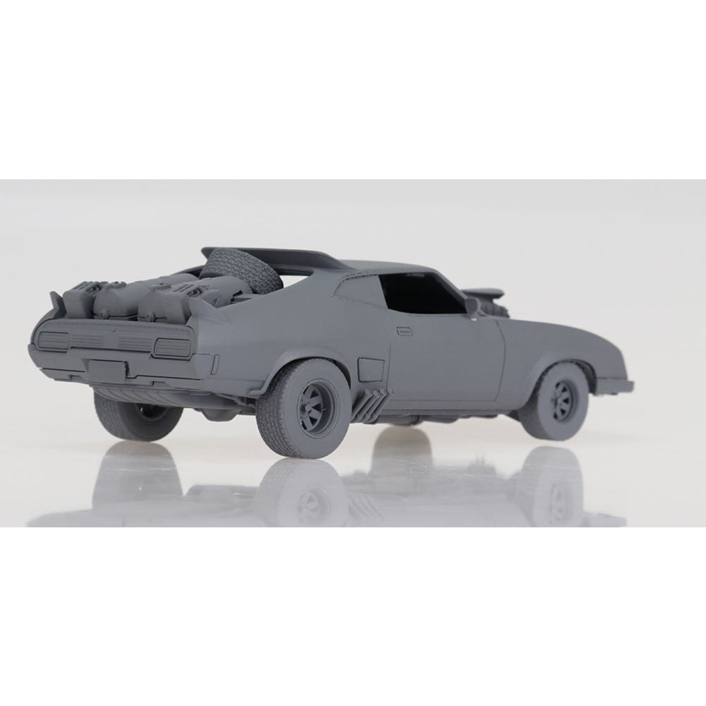 (Pre-Order) 1:24 Mad Max -- Black Interceptor Twin Tanks -- Ford Falco