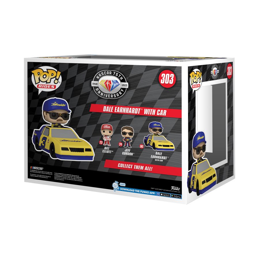 Dale Earnhardt Sr in #3 Intimidator Nascar -- Pop! Vinyl Rides -- Funk