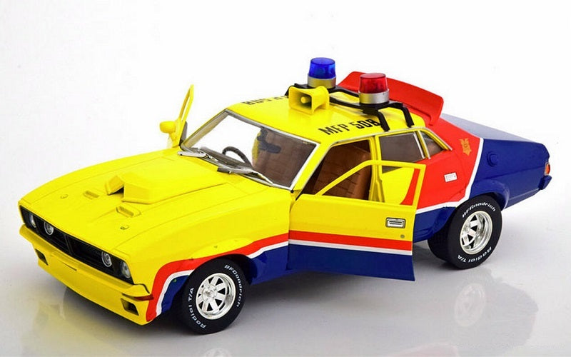 1:18 Mad Max -- Yellow V8 Interceptor -- Ford XB Falcon Sedan -- DDA