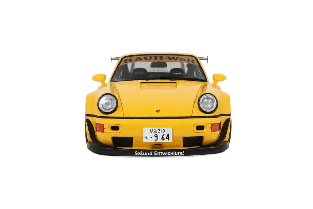 1:18 RWB 964 -- QEEMA Yellow -- GT Spirit Porsche 911