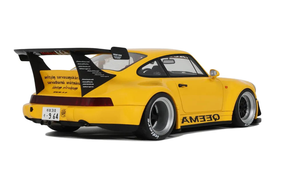 1:18 RWB 964 -- QEEMA Yellow -- GT Spirit Porsche 911
