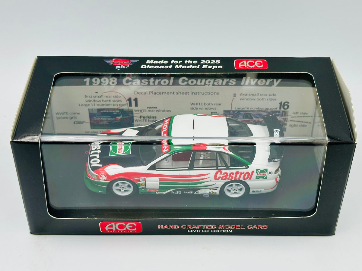 1:43 1998 Castrol Cougars Livery -- Holden VS Commodore -- 2025 Expo
