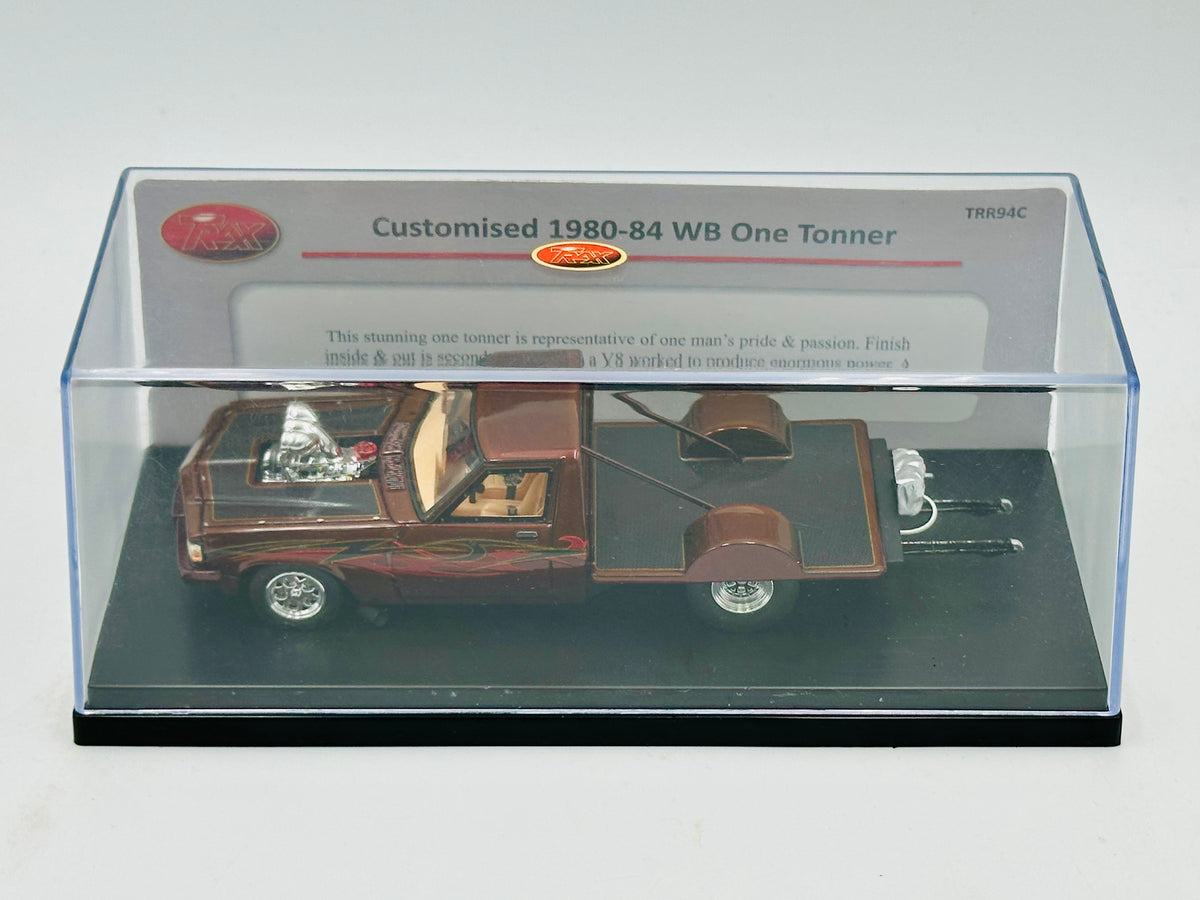 1:43 1980-84 Holden WB One Tonner -- Wild Cherry Red w/Graphics -- Tra