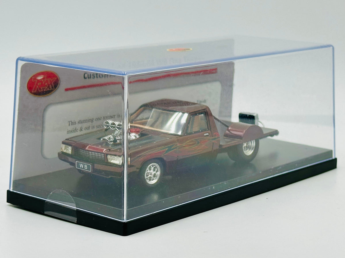 1:43 1980-84 Holden WB One Tonner -- Wild Cherry Red w/Graphics -- Tra